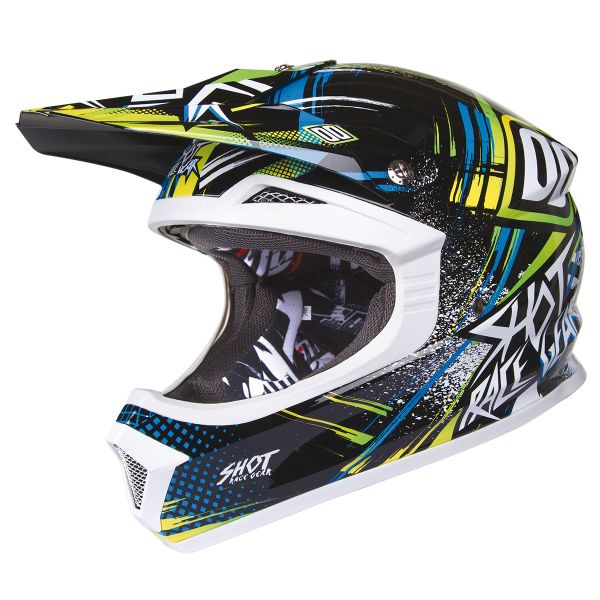 Casco Moto SHOT Furious Raid Verde Blu pronto per l'invio | iCasque.it Casco Moto SHOT Furious Raid Verde Blu pronto per l'invio | iCasque.it