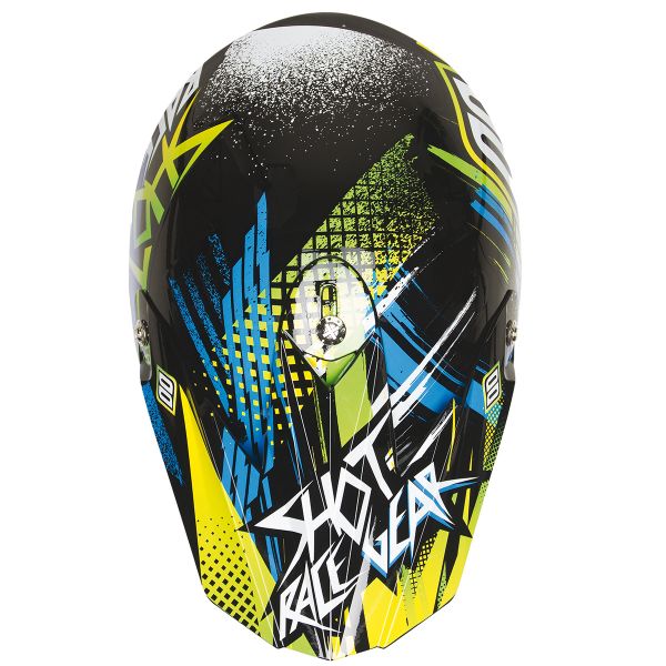 Casco Moto SHOT Furious Raid Verde Blu pronto per l'invio | iCasque.it Casco Moto SHOT Furious Raid Verde Blu pronto per l'invio | iCasque.it