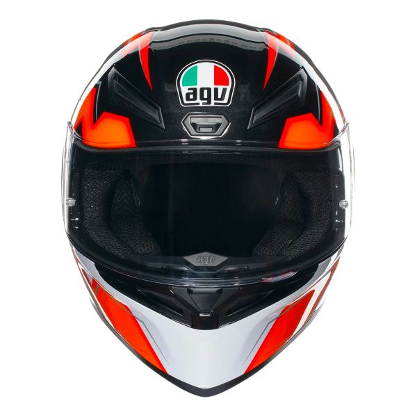 Casco Moto AGV K1 S Multi Kripton Black Orange pronto per l'invio ...