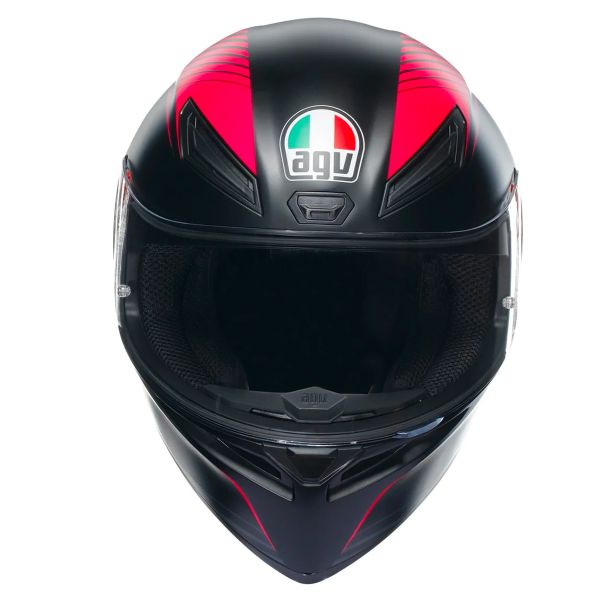 Casco Moto AGV K1 S Multi Warmup Black Pink pronto per l'invio | iCasque.it