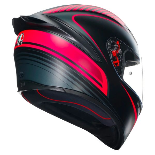 Casco Moto AGV K1 S Multi Warmup Black Pink pronto per l'invio | iCasque.it