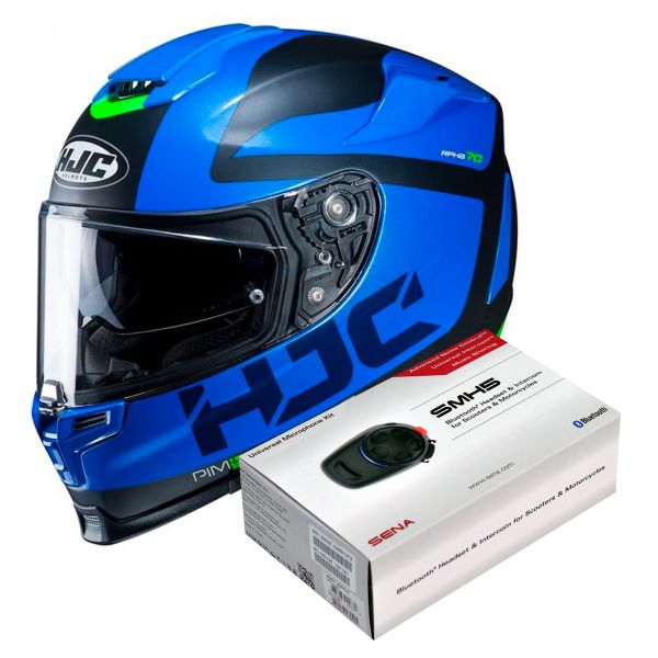 Pack Casco Moto + Kit Bluetooth : HJC RPHA 70 Balius MC2SF + Kit ...
