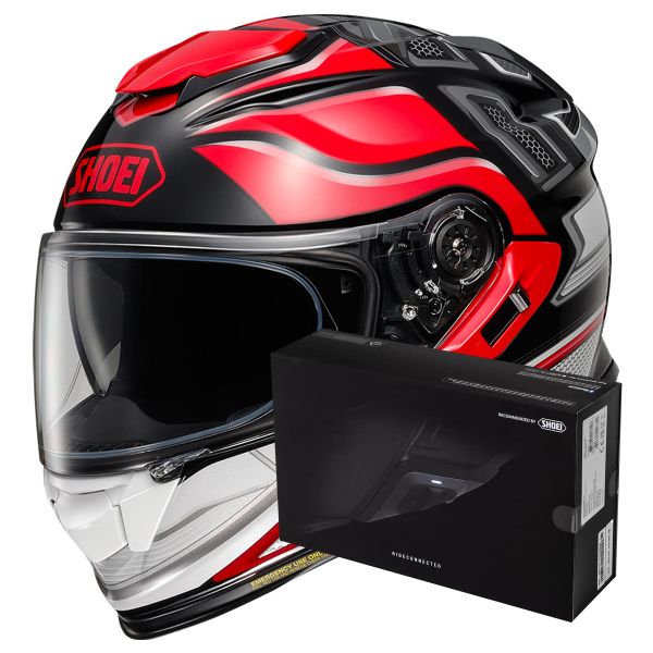 Pack Casco Moto + Kit Bluetooth : Shoei GT-Air 2 Notch TC-1 + Intercom Sena SRL-Mesh GT-Air 2 ...