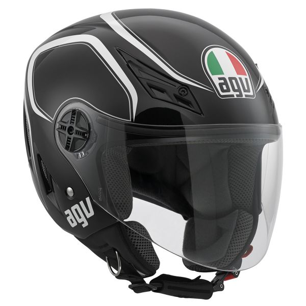 Casco Moto AGV Blade Tab Black White pronto per l'invio | iCasque.it