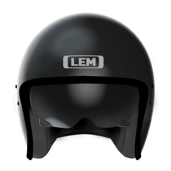 Casco Moto LEM Sport Matt Black in Stock | iCasque.it