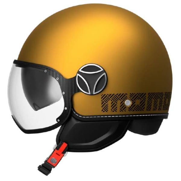 Casco Moto Momo Design FGTR Evo Hip Matt Ocra Grey pronto per l'invio ...