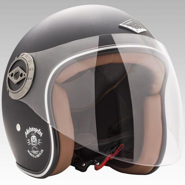 Casco Moto Edguard Dirt Ed Visor Customs Black Al Miglior Prezzo ...